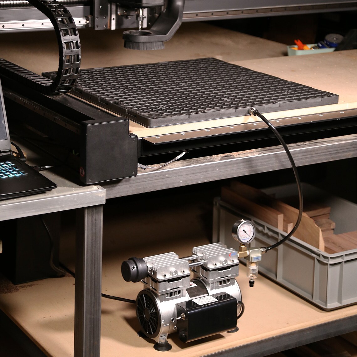 Airweights Vacuum Workholding System for CNC Machine - 24"x48" Table ...