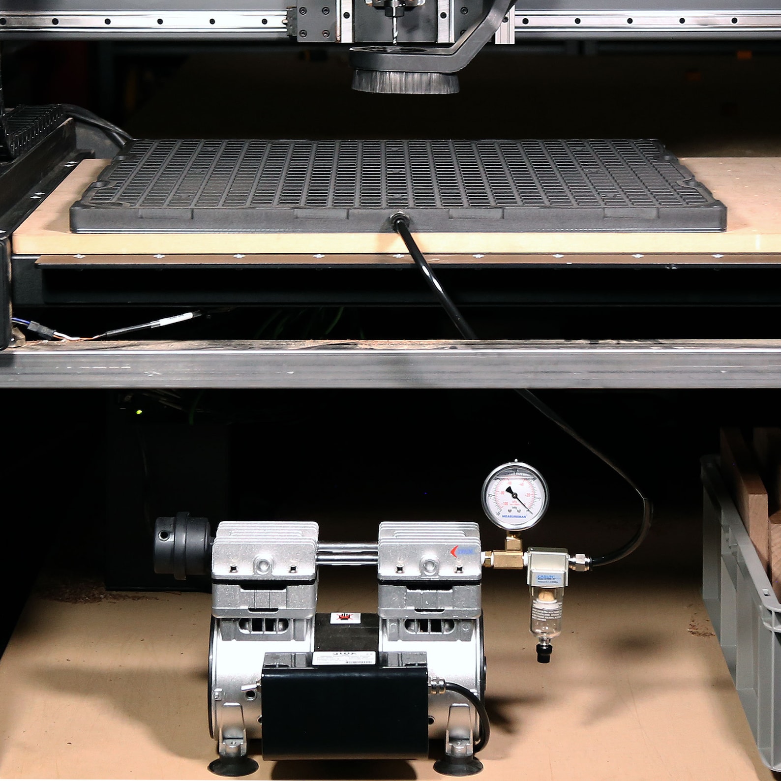 Airweights Vacuum Workholding System for CNC Machine - 24"x24" Table ...