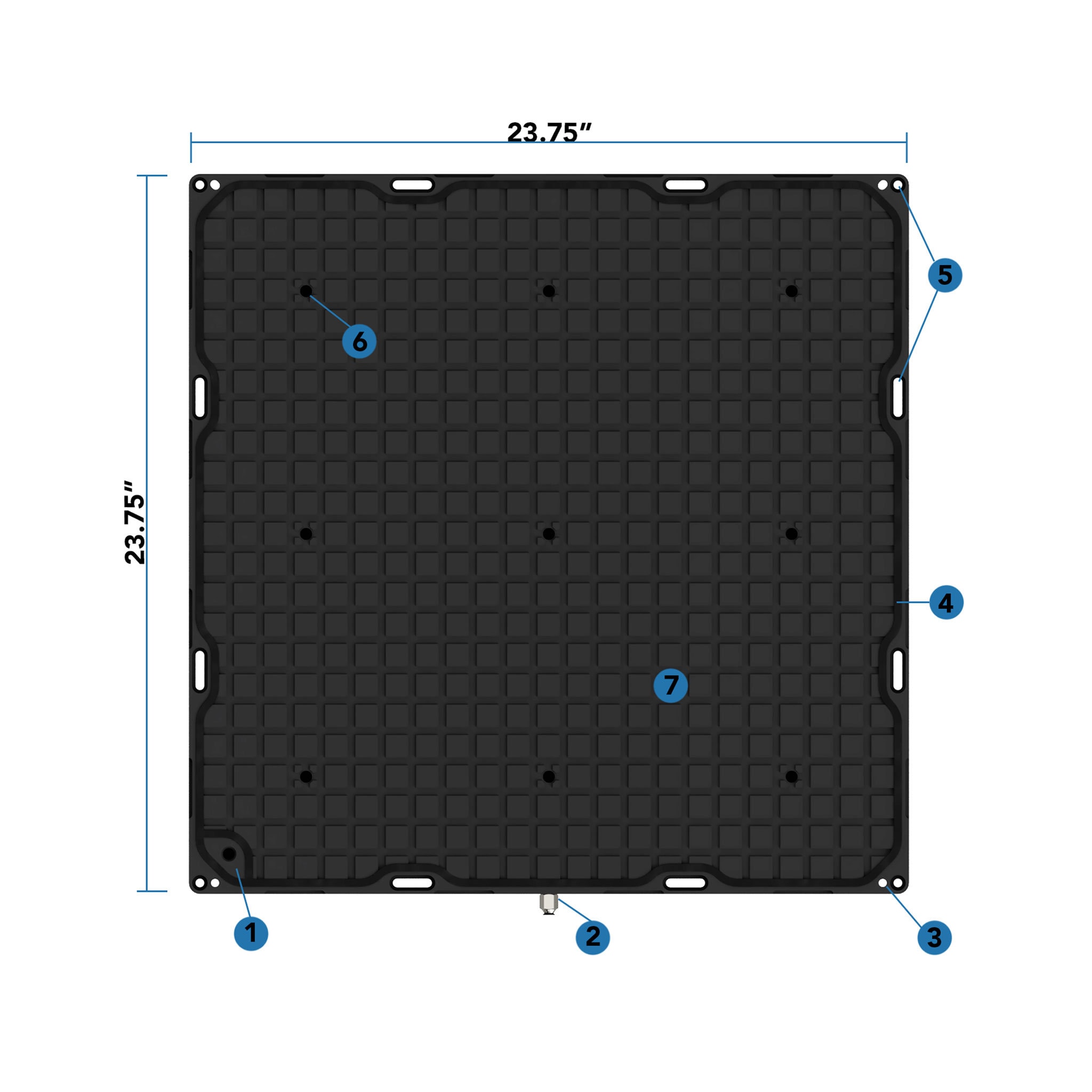 Airweights Vacuum Workholding Table for CNC Machine 24x24 Table With ...