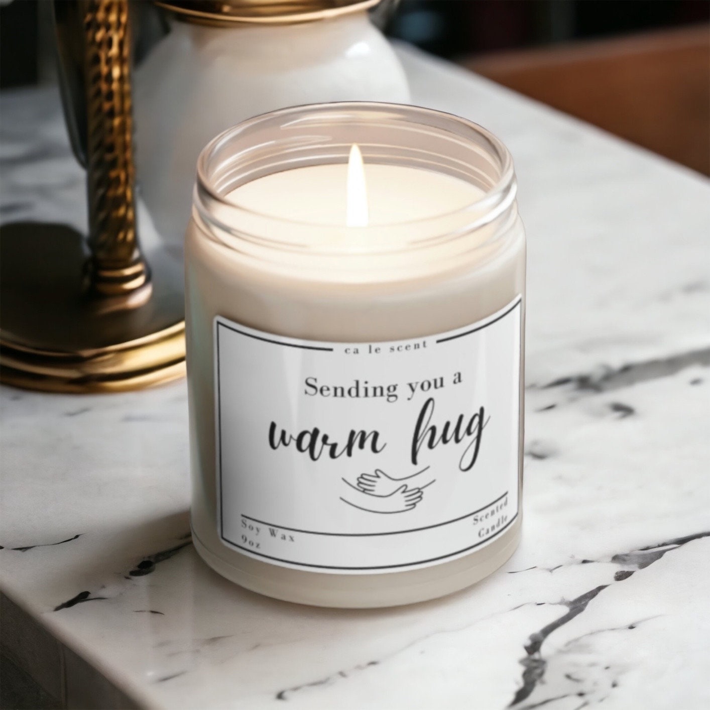 HUG CANDLE Warm Hug Candle Hug Gift for Her Gift for Him Sentimental ...