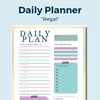 Rainbow Daily Planner, Printable Daily Planner, Digital Daily Planner ...