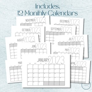 Minimal Planner Pack Digital, Cute One Page Schedule, Daily Weekly ...