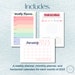 Pastel Planner Pages Digital, Cute One Page Schedule, Daily Weekly ...