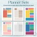 Pastel Daily Plan Digital Print, One Page Planner Printable, Blank ...