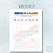 Retro Month at a Glance Printable 2023, Blank Monthly Planner Digital ...
