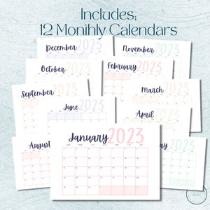 Pastel Planner Pack Digital, Cute One Page Schedule, Daily Weekly ...