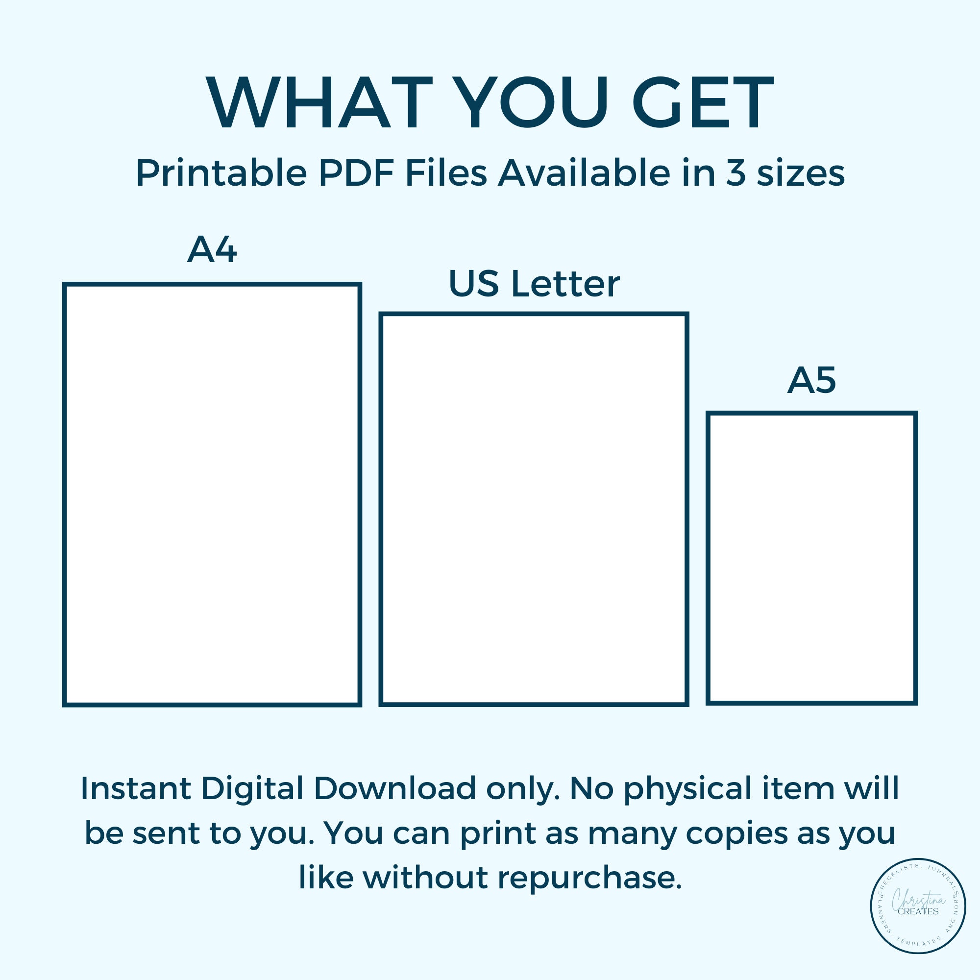 Retro Daily Planner Pack, One Page Digital Printable Review, Back to ...