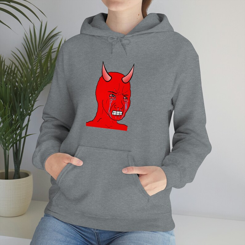 Wojak Devil Unisex Heavy Blend Hooded Sweatshirt - Etsy UK