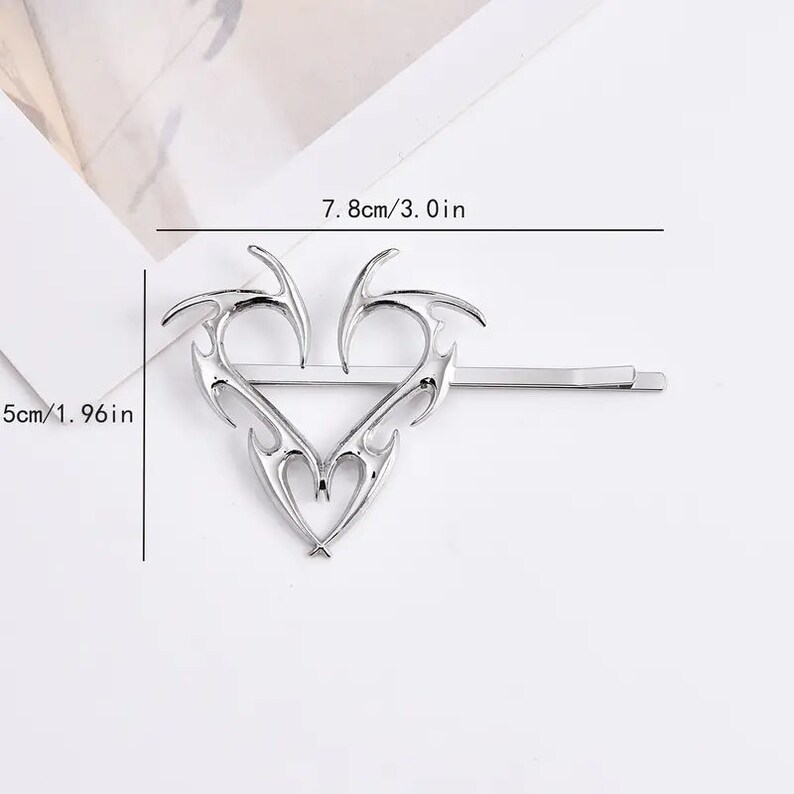 Cyber Punk Y2k Silver Pin - Etsy