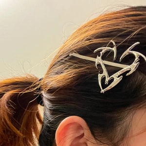 Cyber Punk Y2k Silver Pin - Etsy