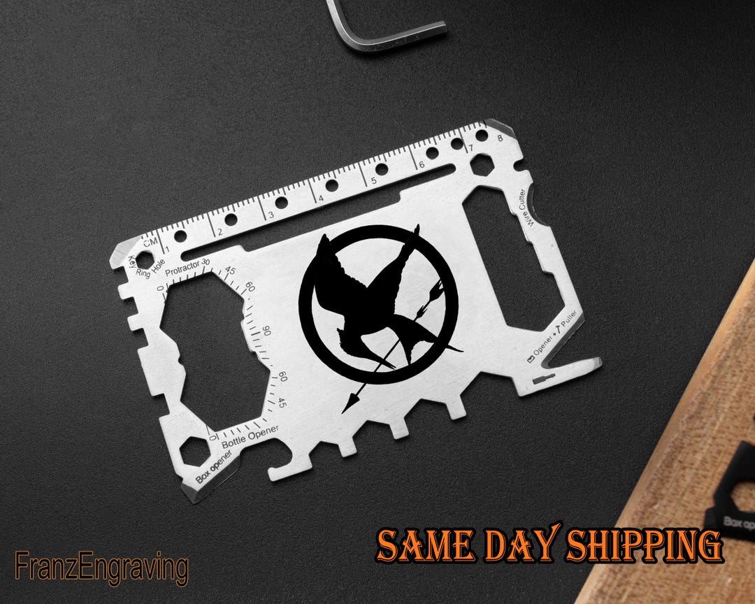 Personalized Stork Design Multitool: Custom Engraved Card Tool - Etsy