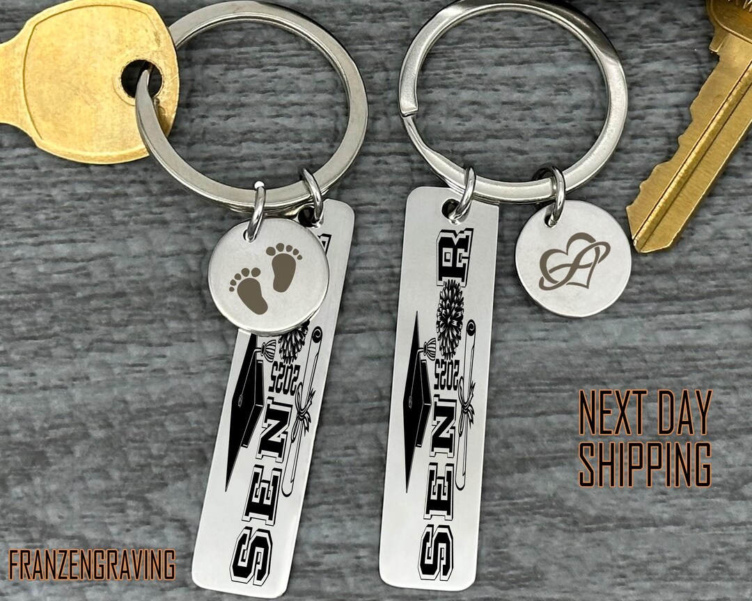 Senior 2025 Keychain, Graduation Gift for Him or Her, Class of 2025 ...