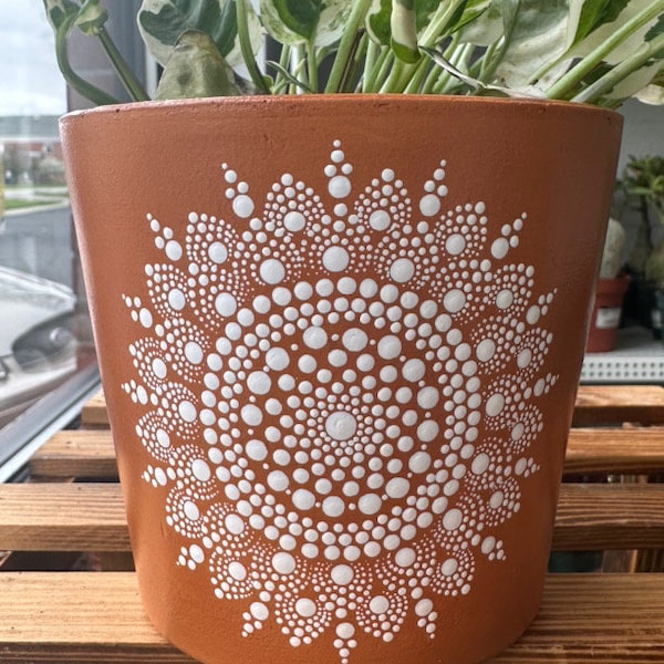Mandala Planter - Etsy