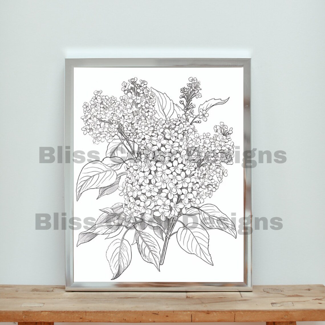 20 Simple Realistic Lilacs Coloring Pages Digital PDF/PNG - Etsy