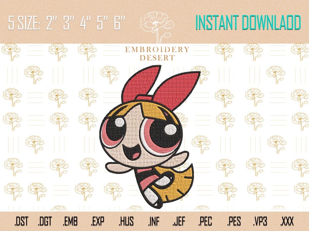 Cartoon Serries Embroidery Design Anime Design Machine - Etsy