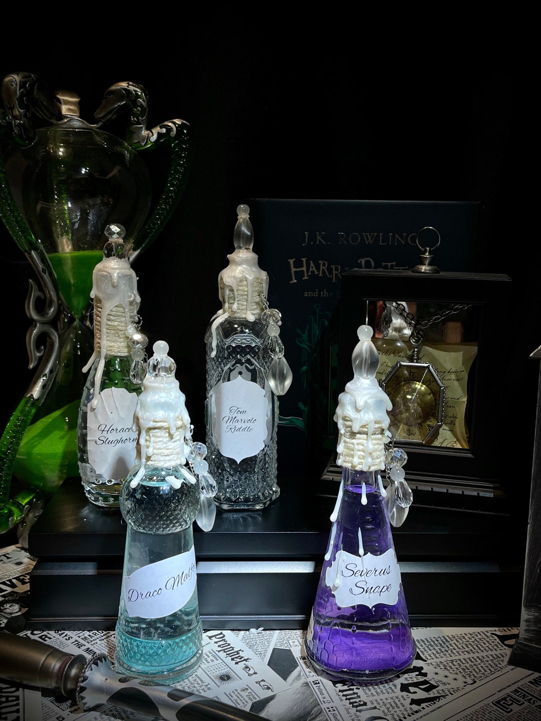 Character Memory Vial slytherin Edition - Etsy