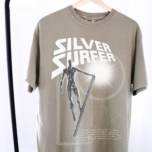 Vintage Styled the Silver Surfer T-shirt, Silver Surfer, Comic Book T ...