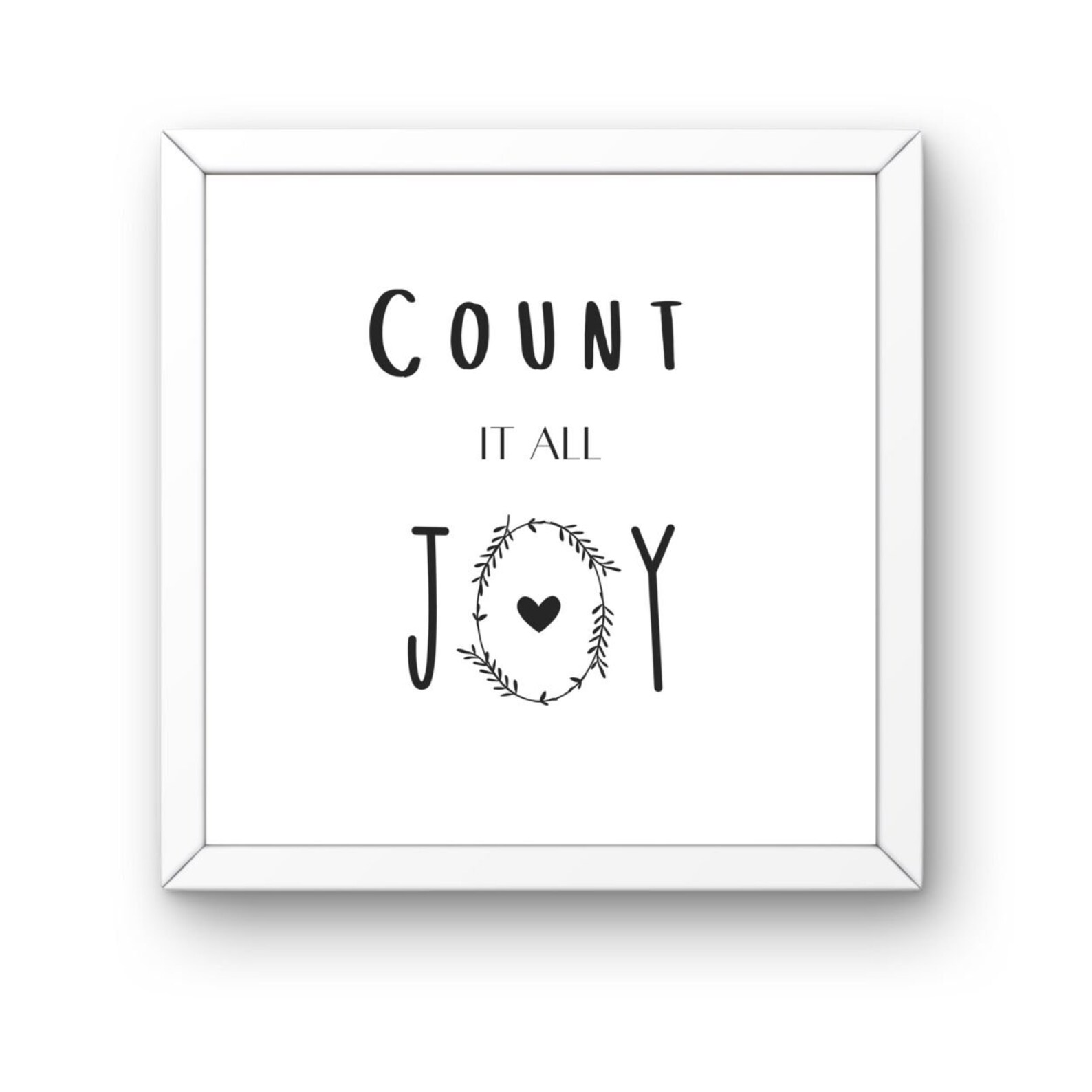 Count It All Joy - Digital File - Cut Files - Tshirt Designs - Png, Jpg ...