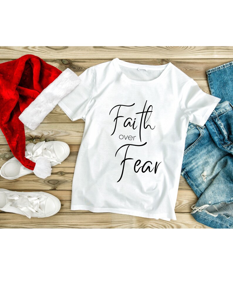 Faith Over Fear Digital File for Printing, Cutting, Transferring or ...