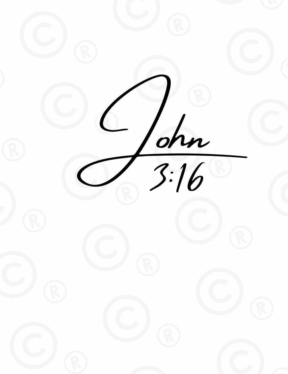 John 3 16 - SVG Files - Bible Scriptures - Digital Files - Religious - Etsy