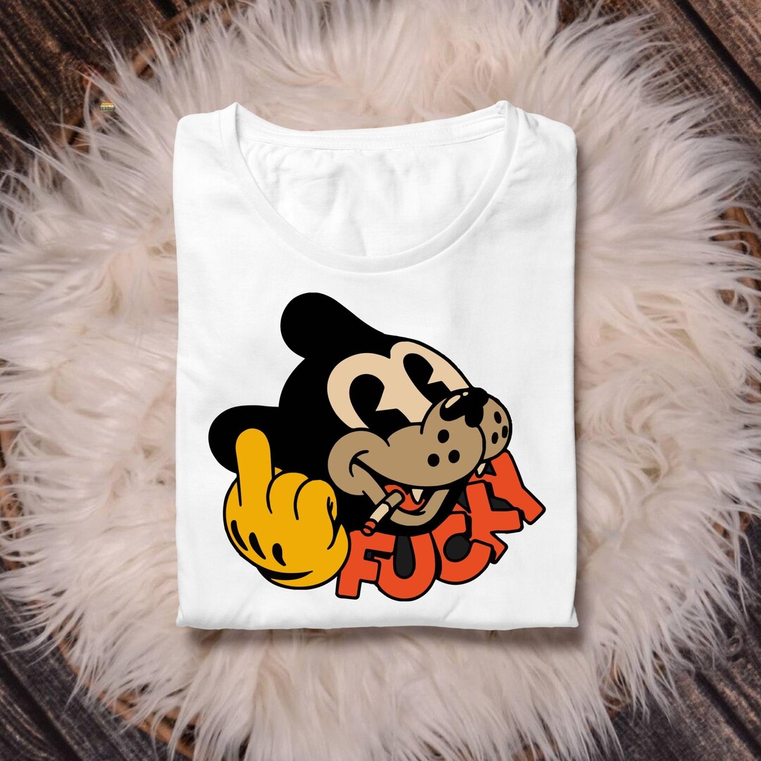 Fucky Cartoon Design Middle Finger Png Svg (Instant Download) - Etsy