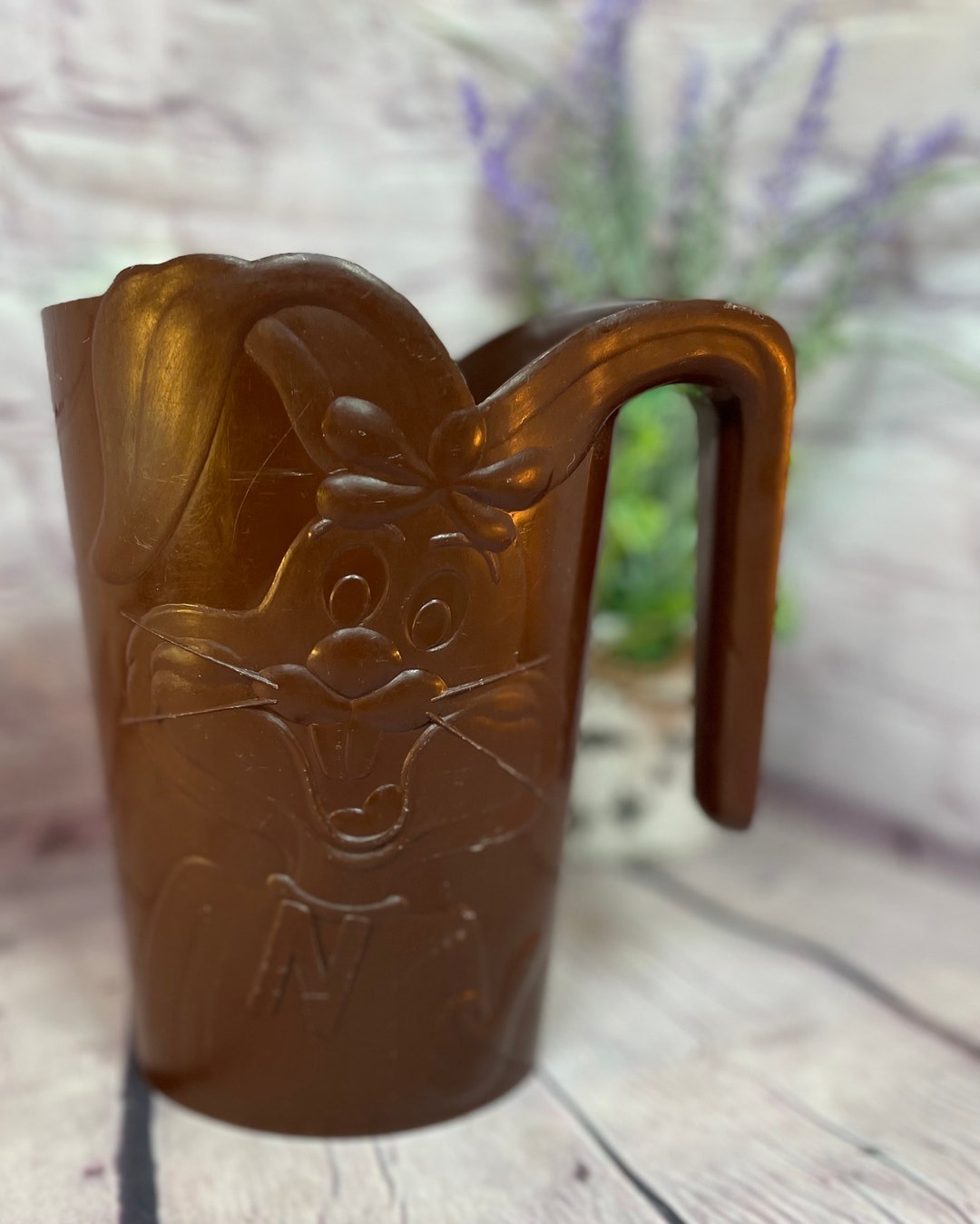 Vintage Nestlé Quik Milk Pitcher Retro 1980s Chocolate Milk Jug ...