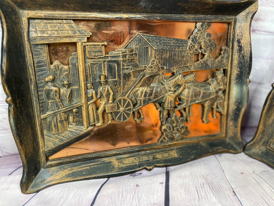 Vintage Cooper Wall Art 3D Coopercraft Guild, Travellers Rest Unique ...