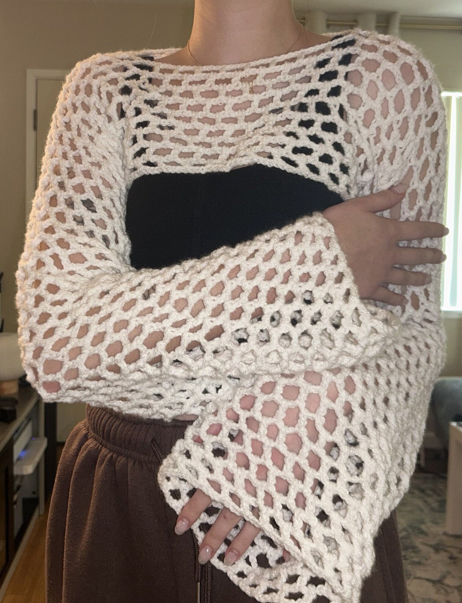 Crochet Mesh Bolero - Etsy