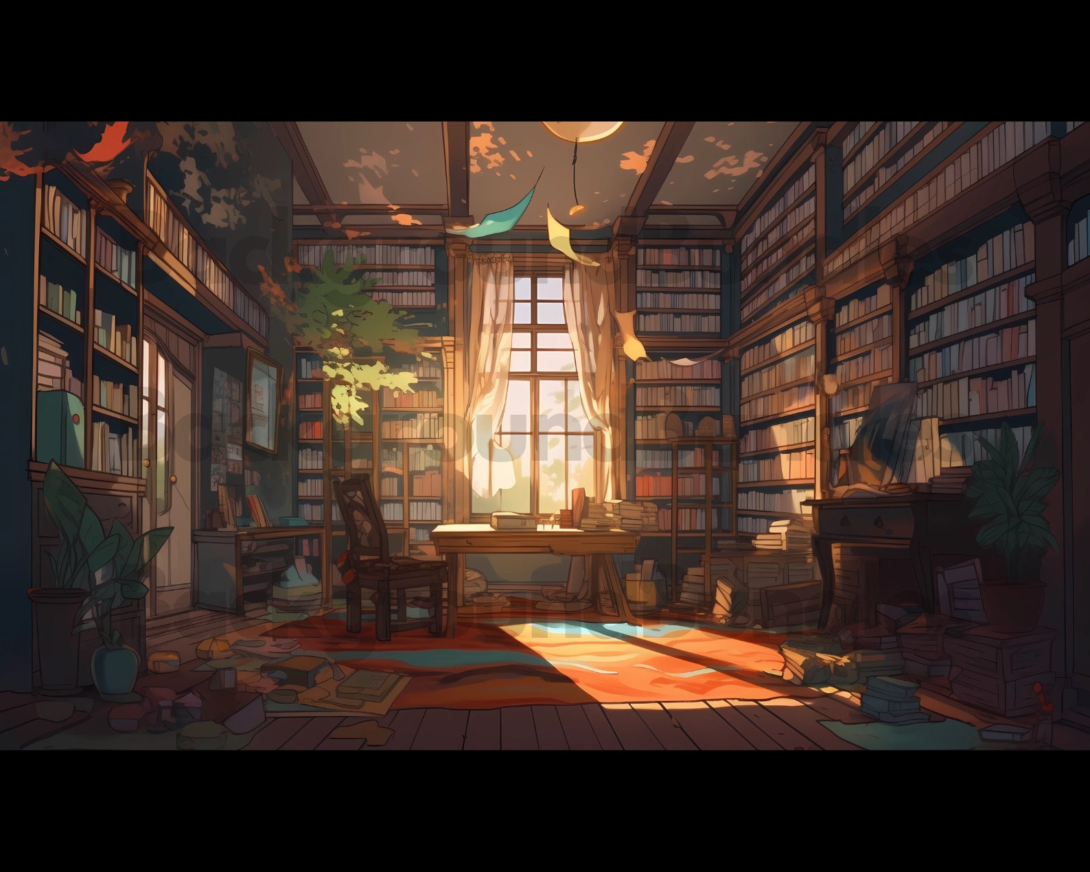 11x Vtuber Backgrounds for Streaming, Lofi Libraries, Vtuber Background ...