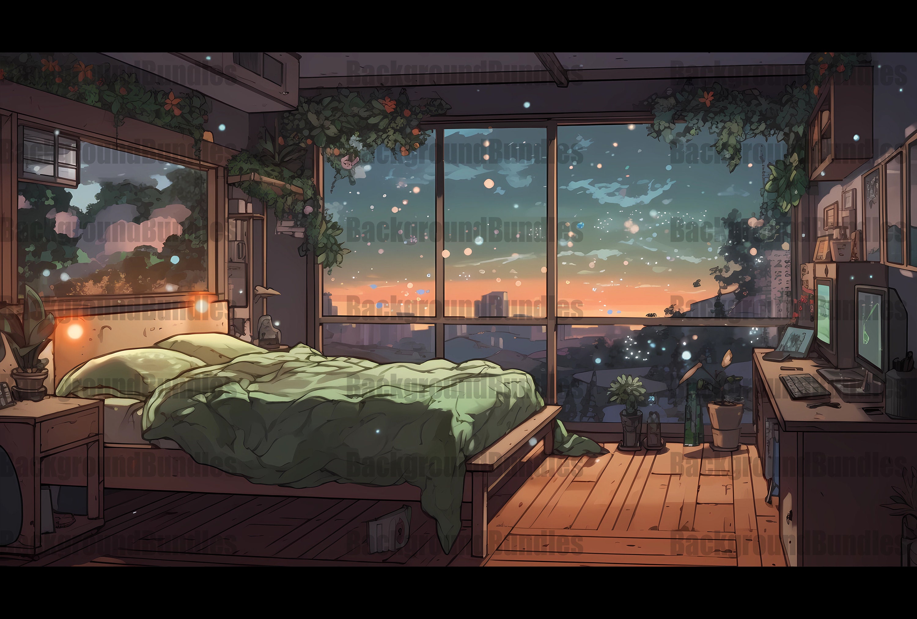 8x Vtuber Backgrounds for Streaming Lofi Cozy Bed Vtuber - Etsy