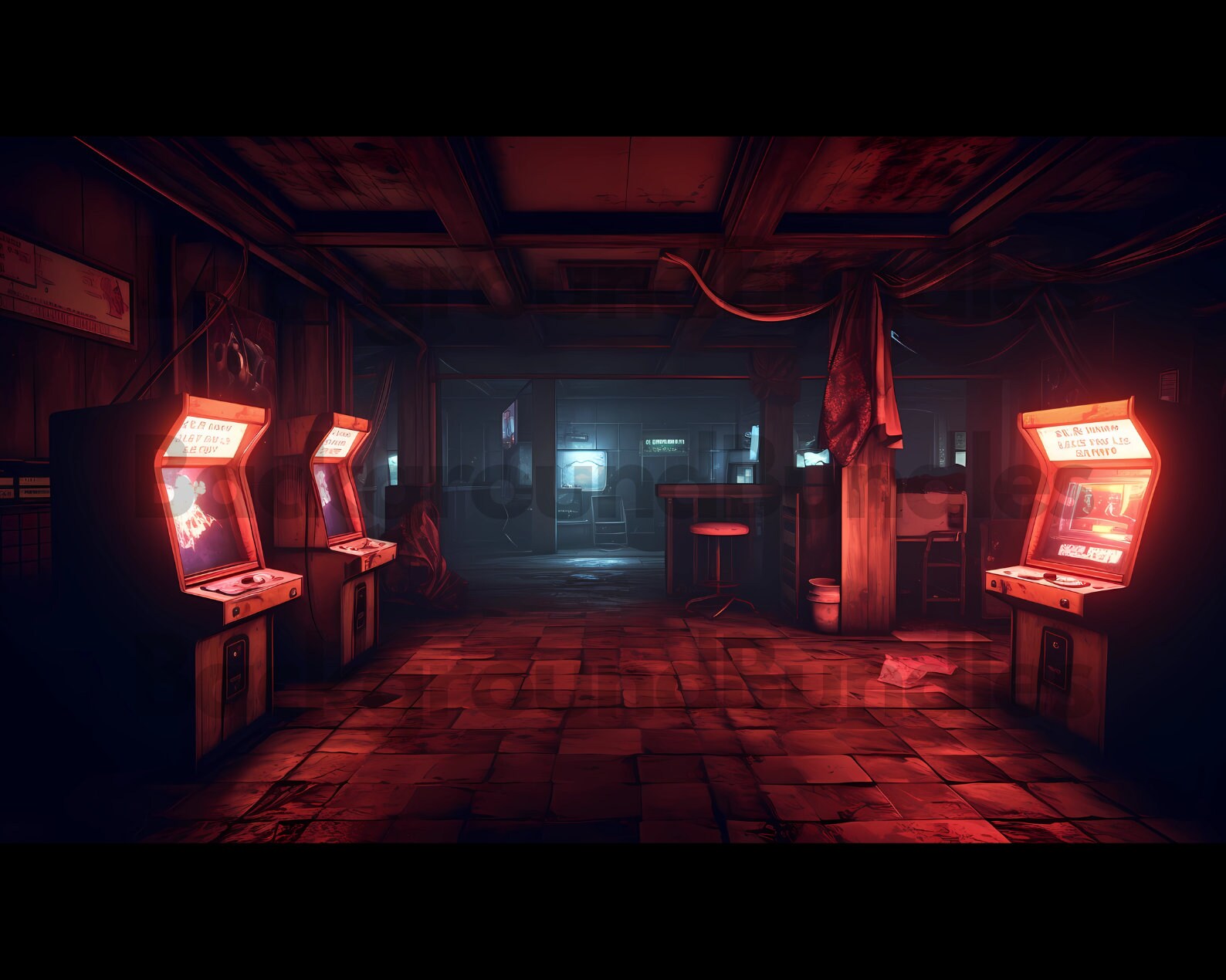 9x Vtuber Backgrounds for Streaming Retro Arcades Vtuber - Etsy