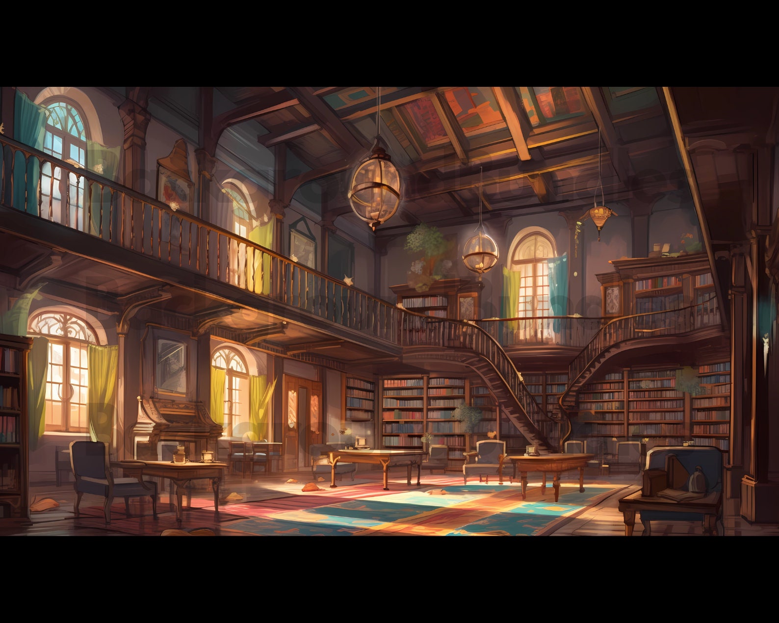 11x Vtuber Backgrounds for Streaming, Lofi Libraries, Vtuber Background ...