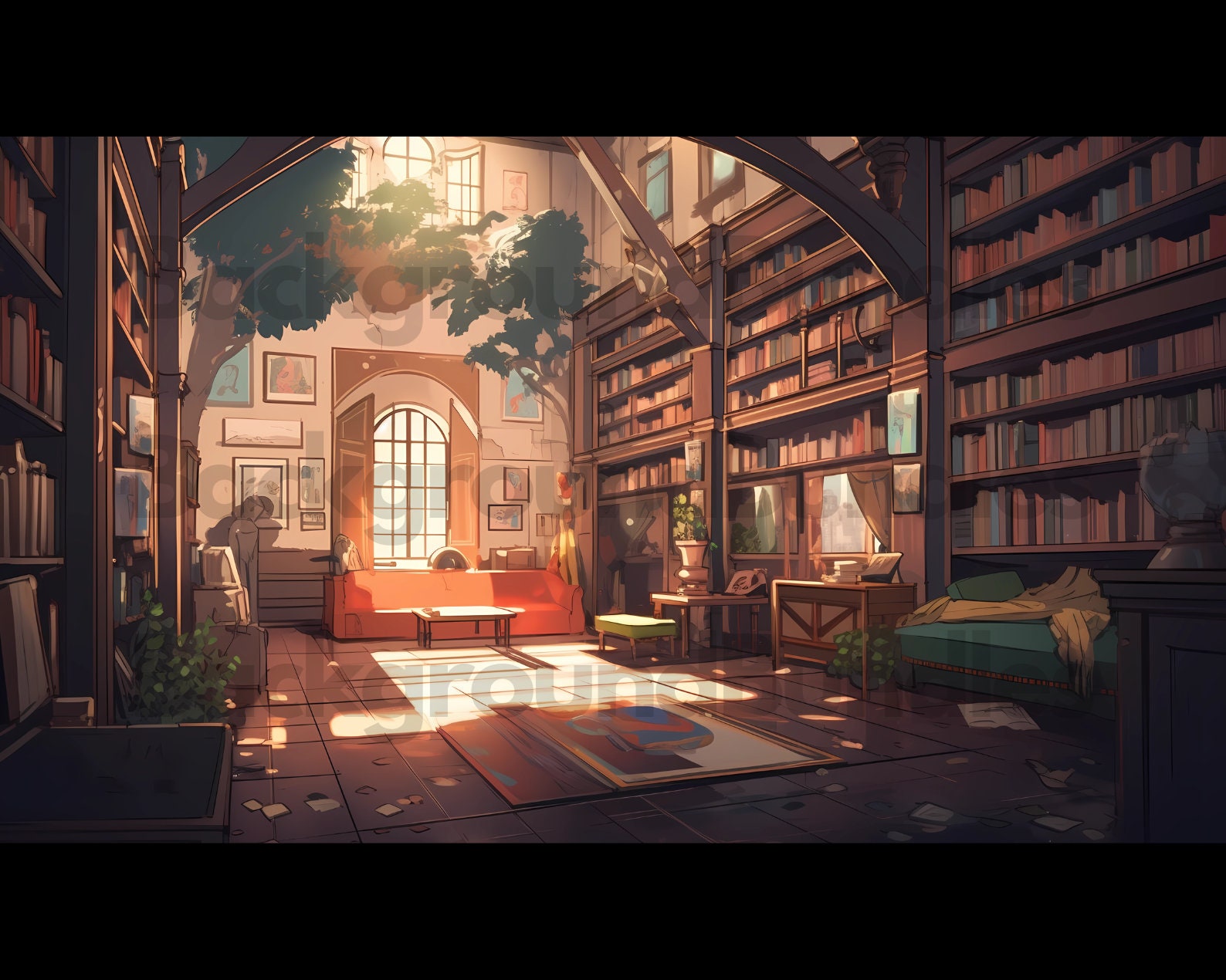 11x Vtuber Backgrounds for Streaming, Lofi Libraries, Vtuber Background ...