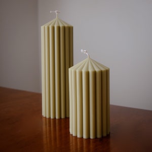 Pillar Candle Set, Contemporary Home Decor, Candle Gift Set ...