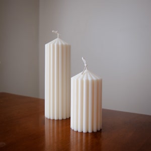 Pillar Candle Set, Contemporary Home Decor, Candle Gift Set ...