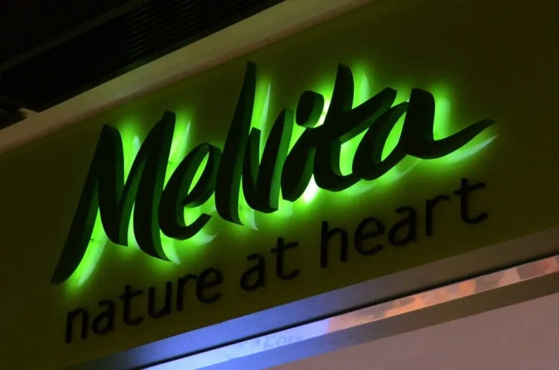 Custom Channel Letter Backlit Sign LED Channel Letter - Etsy