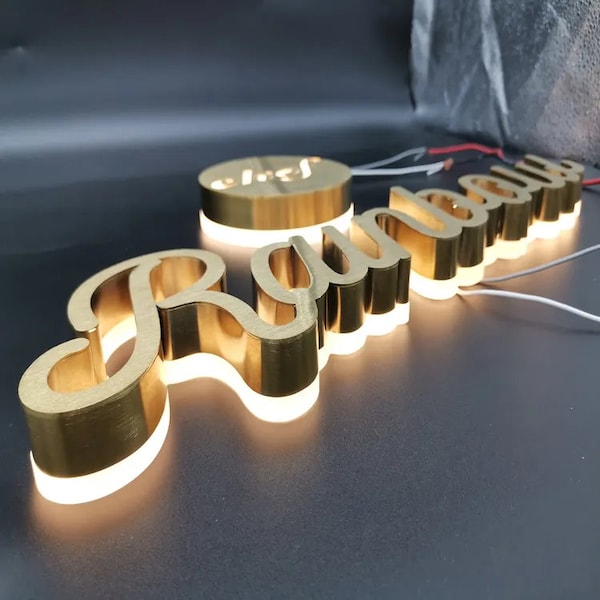 Led Channel Letters Sign - Etsy