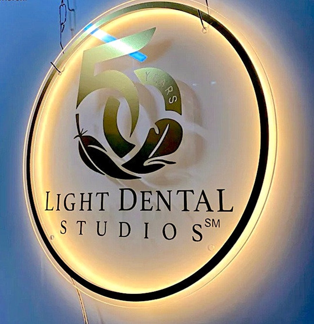 Letrero retroiluminado / Letrero LED acrílico retroiluminado - Etsy México