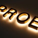 3D Backlit Letters Illuminated Sign Custom Channel Letter Backlit LED ...