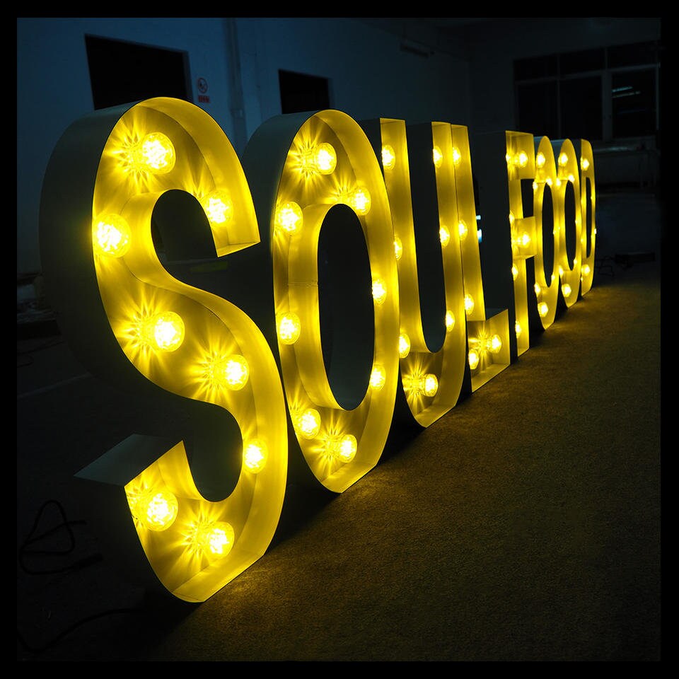 Business Marquee Custom Marquee Letters Marquee Letters Store Steel ...