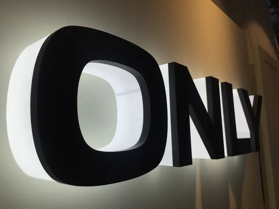 3D Backlit Letters Illuminated Sign Custom Channel Letter Backlit LED Channel Letter Custom 3D ...