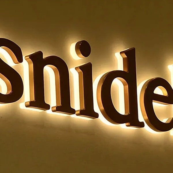 Custom Backlit Sign - Etsy