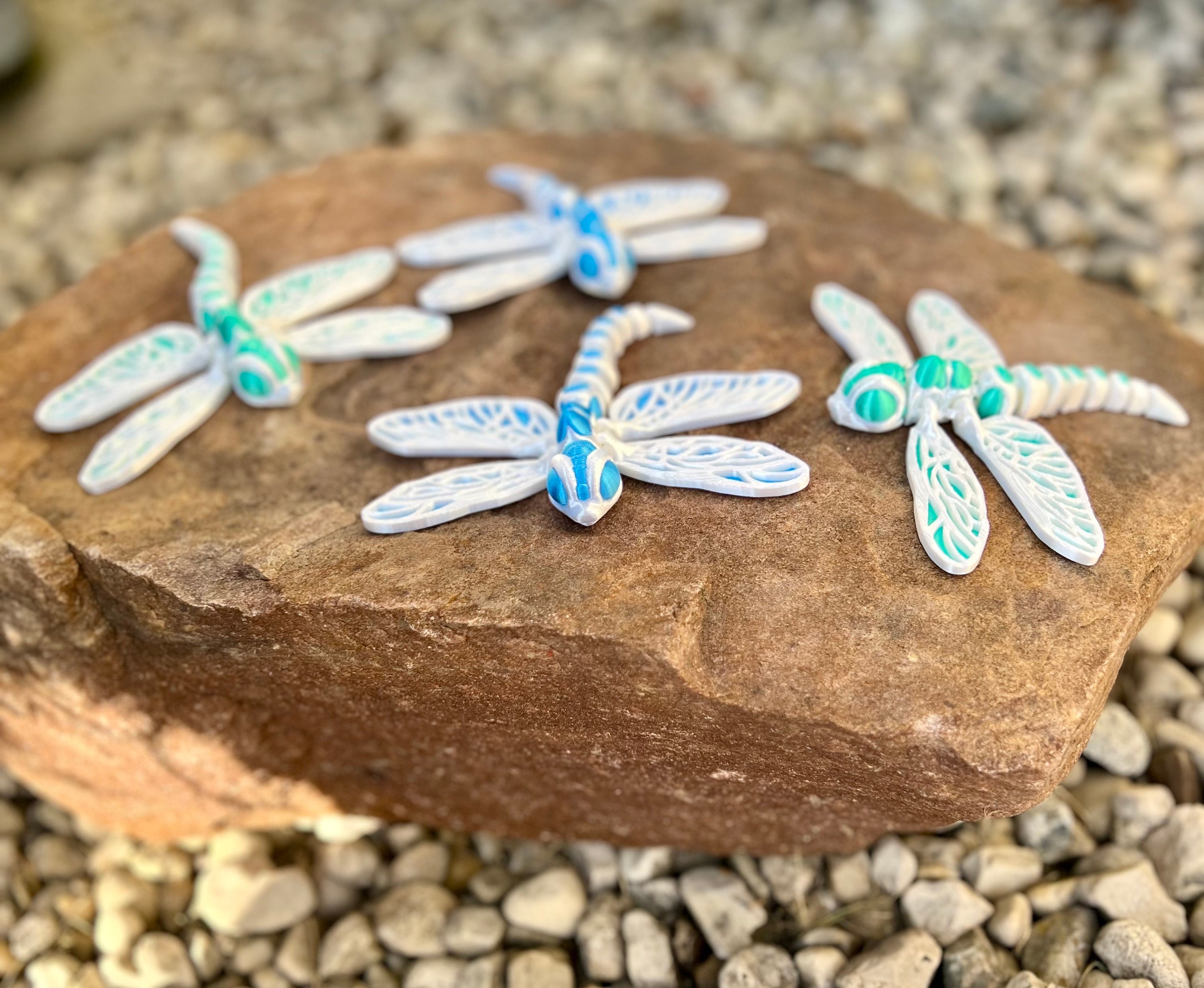 Dragonfly Articulated Sensory Fidget Toy ADHD Cinderwing - Etsy