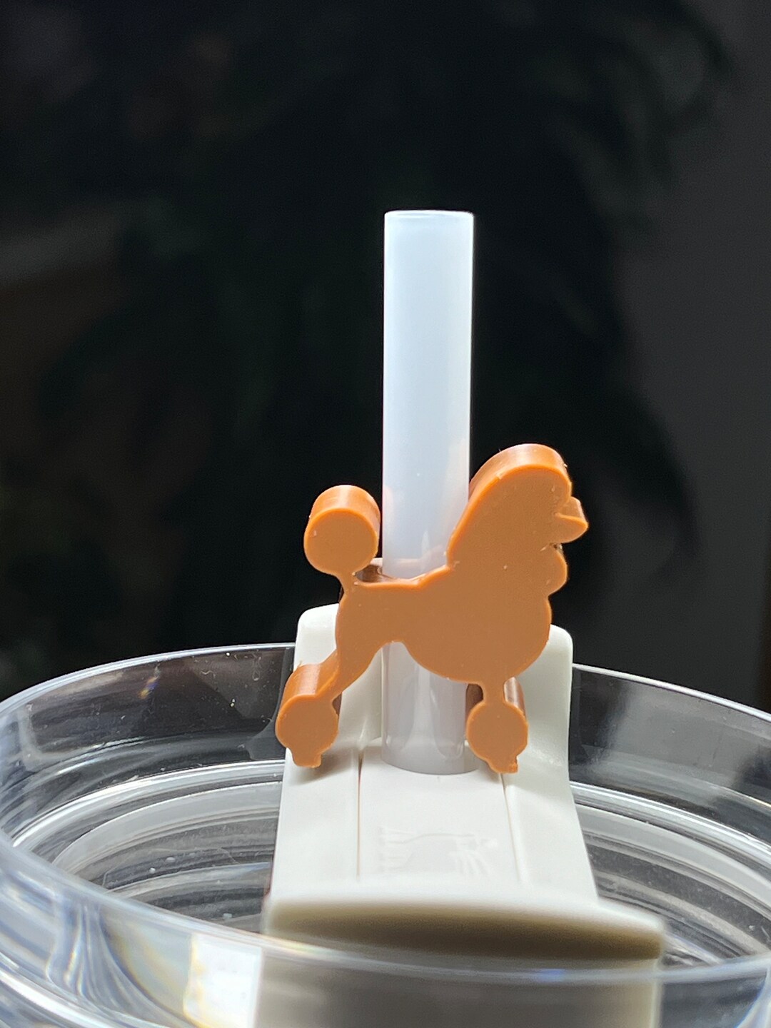 Standard Poodle Straw Topper - Stanley Straw - Etsy