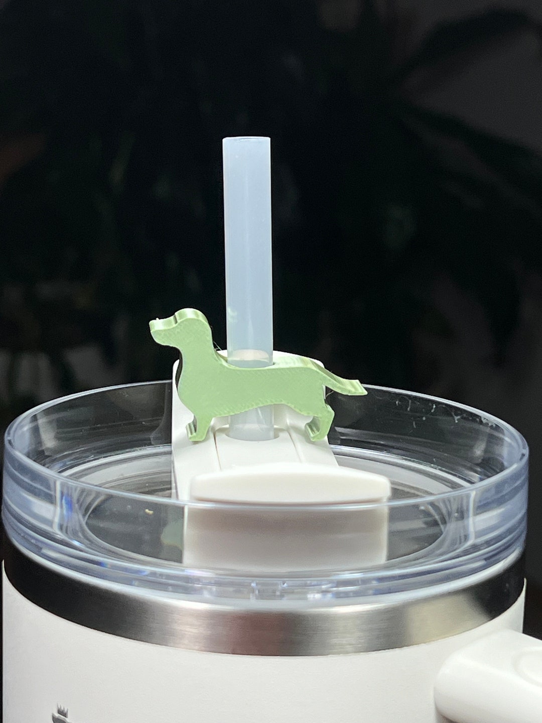 Dachshund Straw Topper - Stanley Straw - Etsy