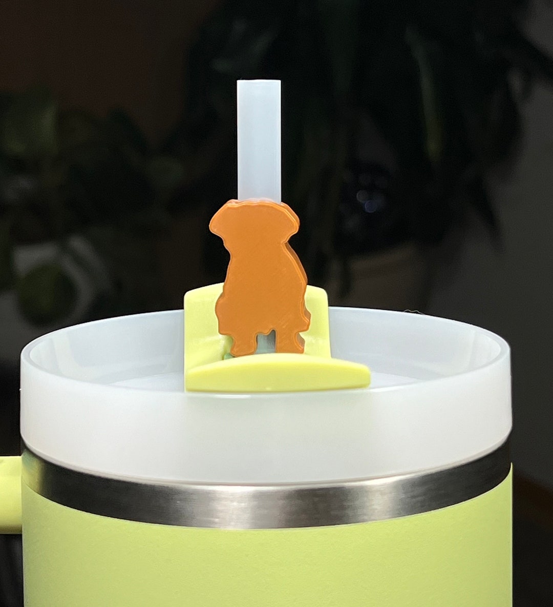 Shih Tzu (sitting) Straw Topper - Stanley Straw - Etsy
