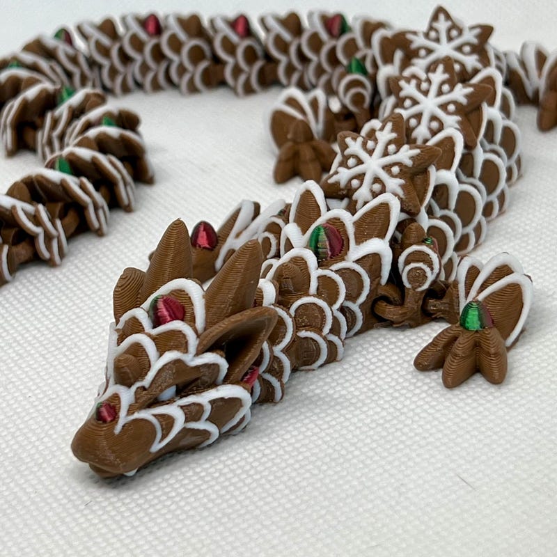 Gingerbread Dragon - Etsy