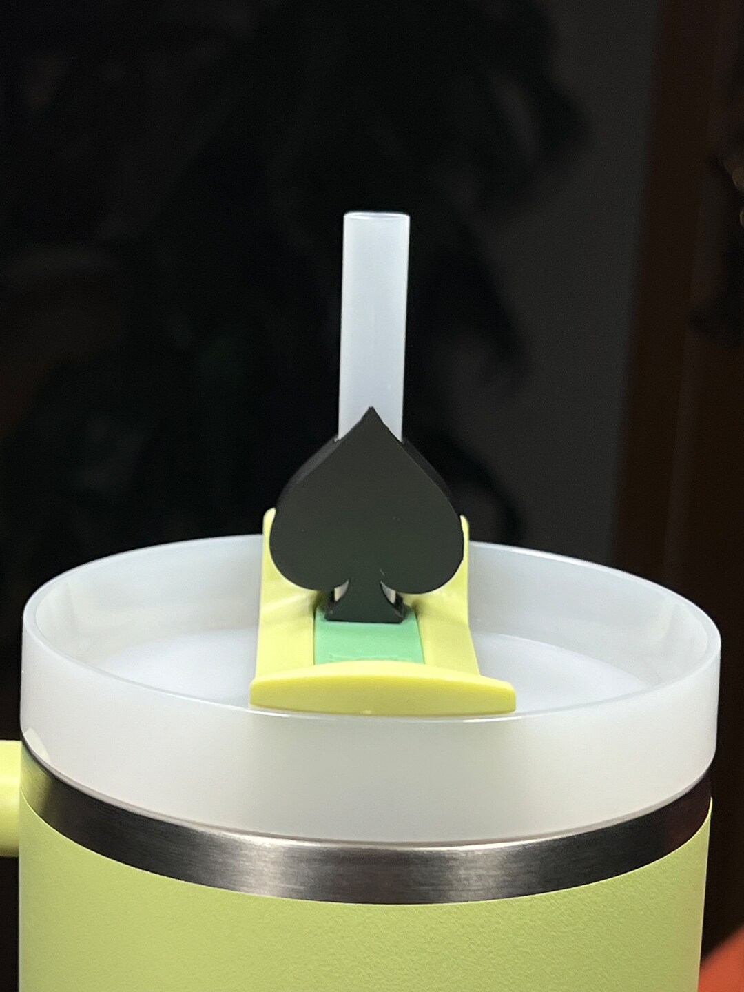 Spade Straw Topper - Stanley Straw - Etsy