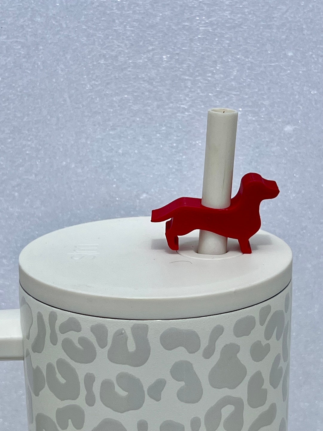 Dachshund Straw Topper - Simple Modern Straw - Etsy