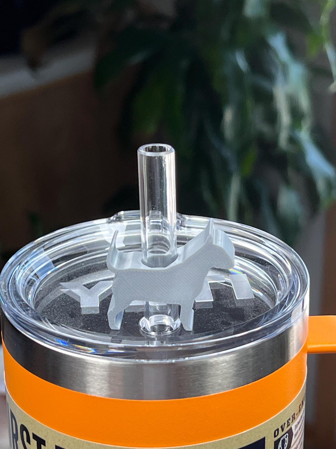 Bull Terrier Straw Topper - Yeti Straw - Etsy